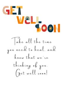 Printable Get Well Soon Message Cards [PDF Included] - Printables Hub
