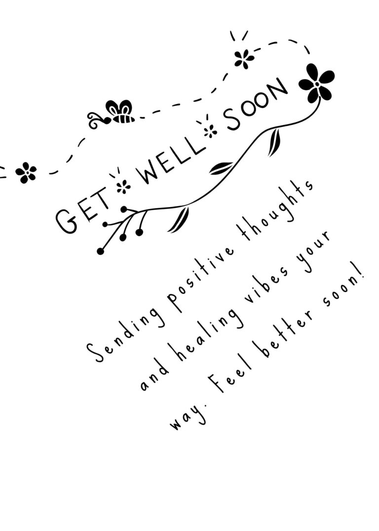 Printable Get Well Soon Message Cards [PDF Included] - Printables Hub