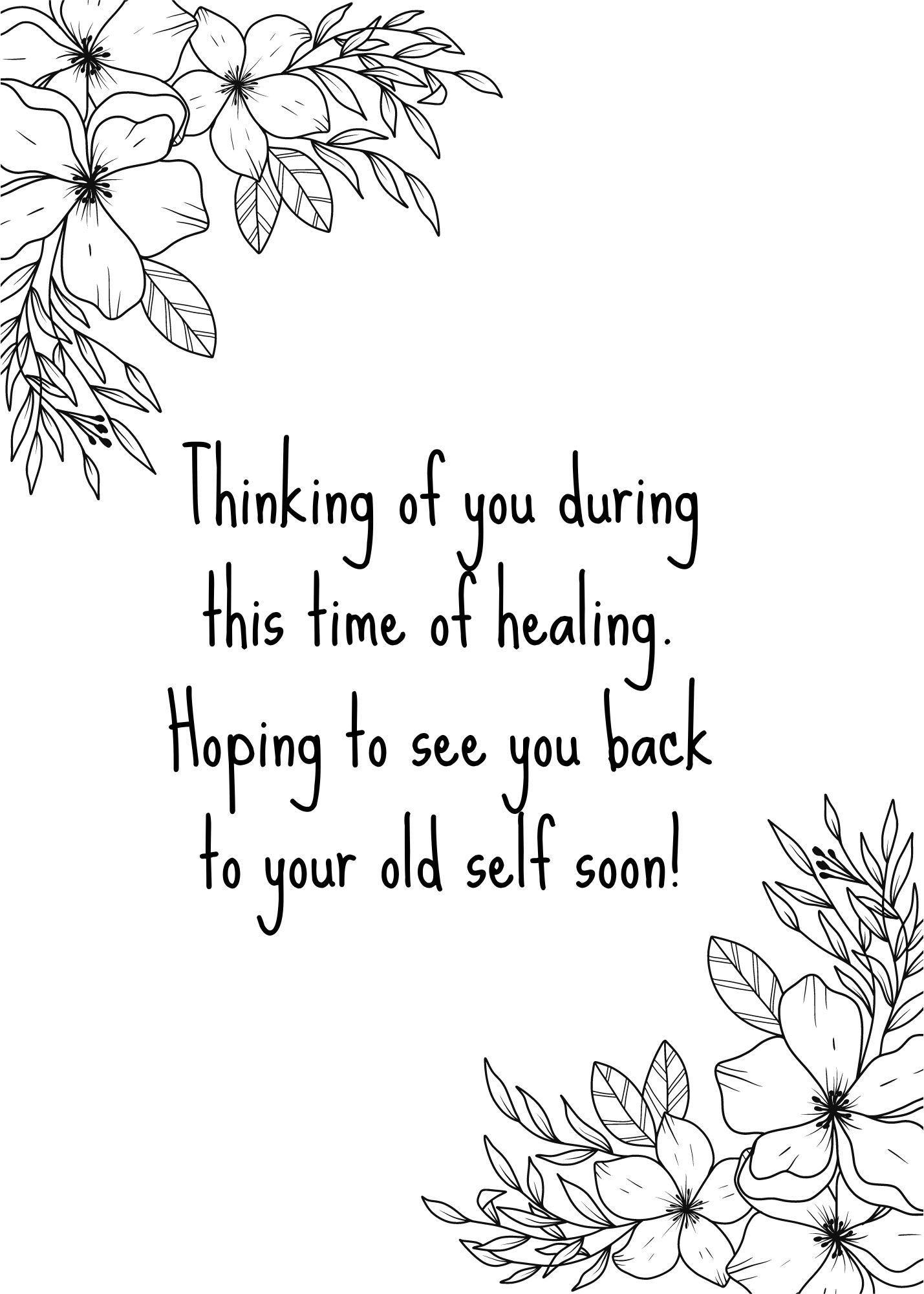 Printable Get Well Soon Message Cards [PDF Included] - Printables Hub