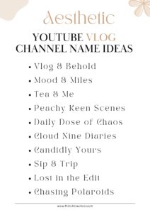 YouTube Channel Name Ideas: Printable Lists - Printables Hub