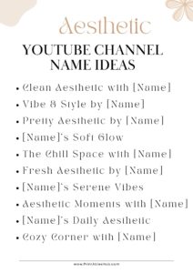 YouTube Channel Name Ideas: Printable Lists - Printables Hub