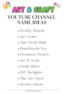 YouTube Channel Name Ideas: Printable Lists - Printables Hub