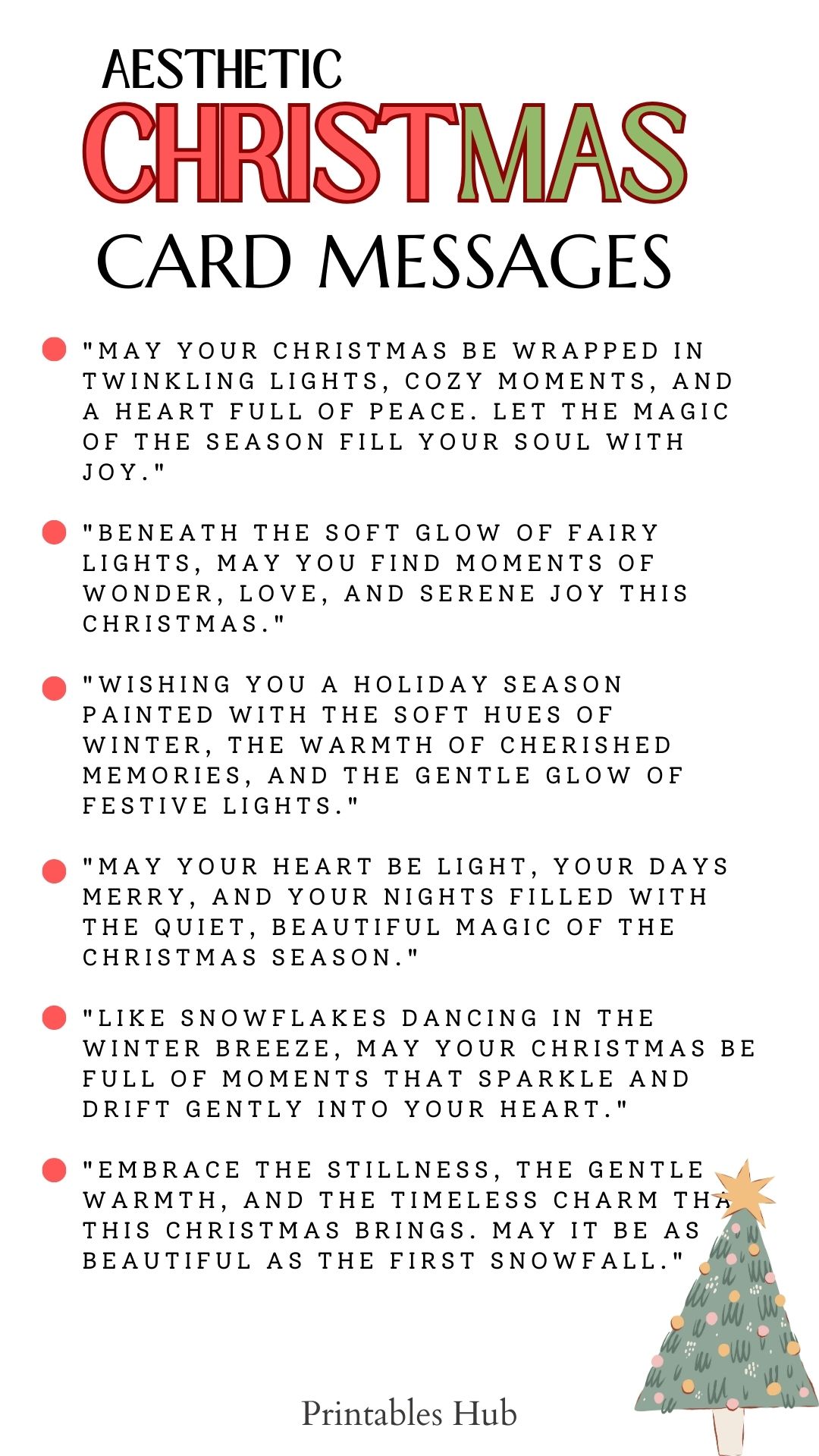 Printable Christmas Messages For Cards - Printables Hub