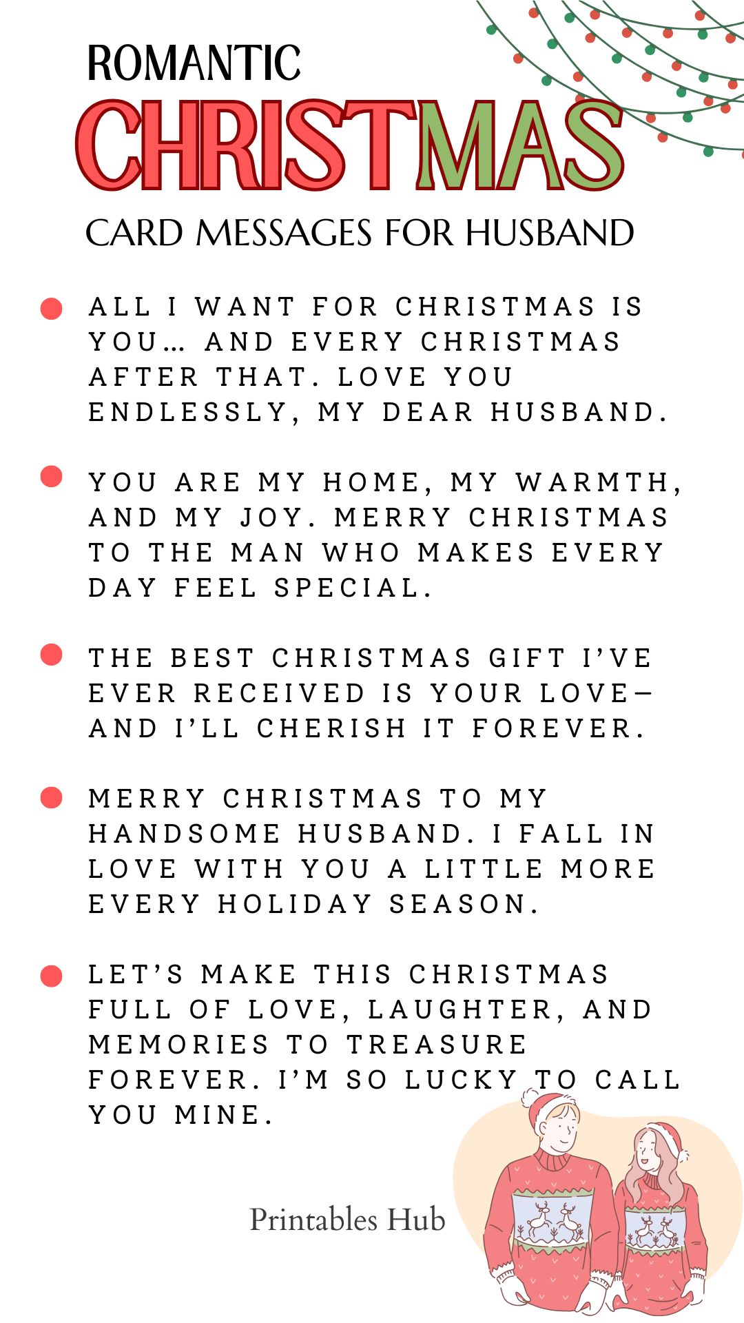 Printable Christmas Messages For Cards - Printables Hub