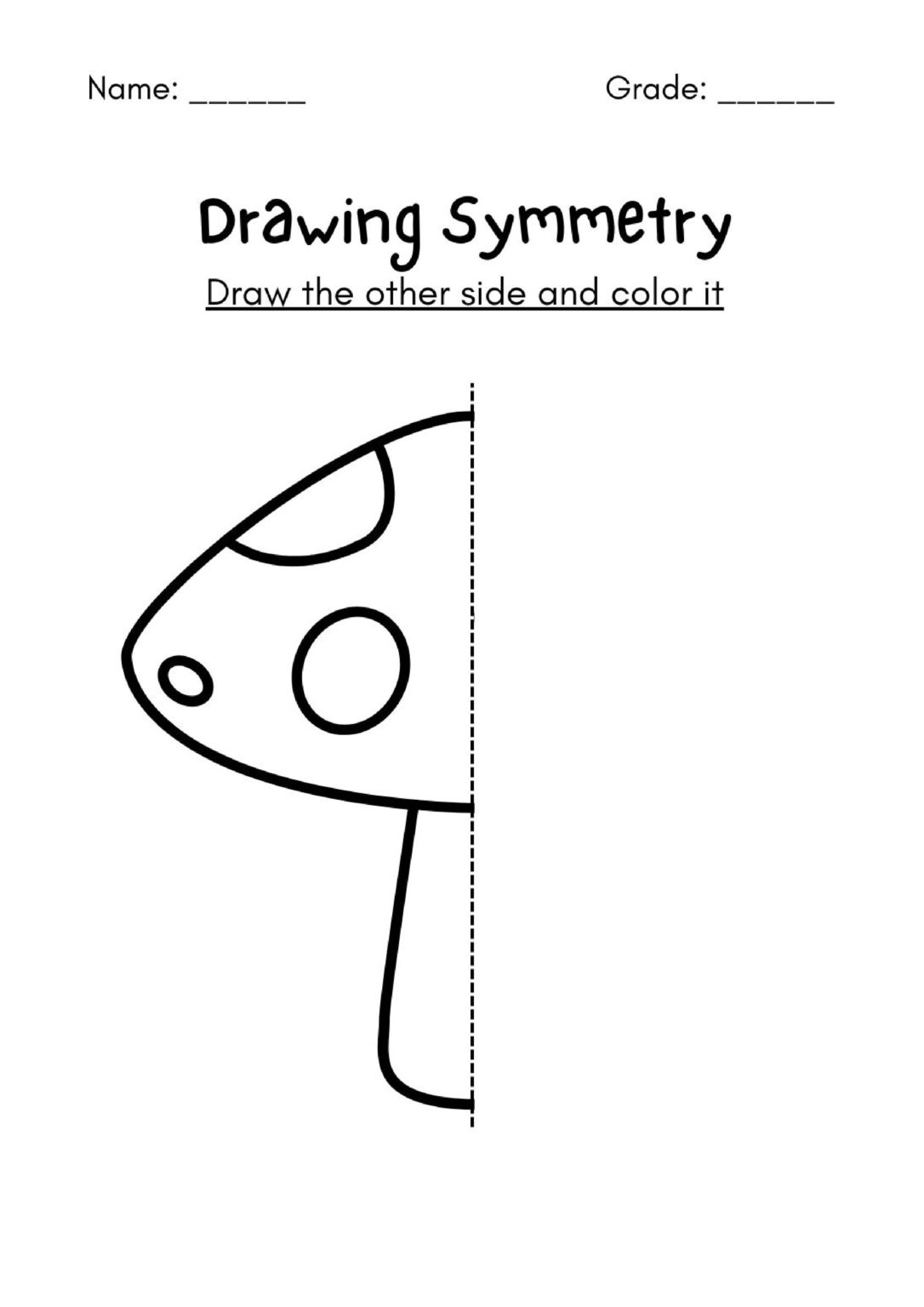 Printable Symmetry Drawing Sheets PDF - Printables Hub