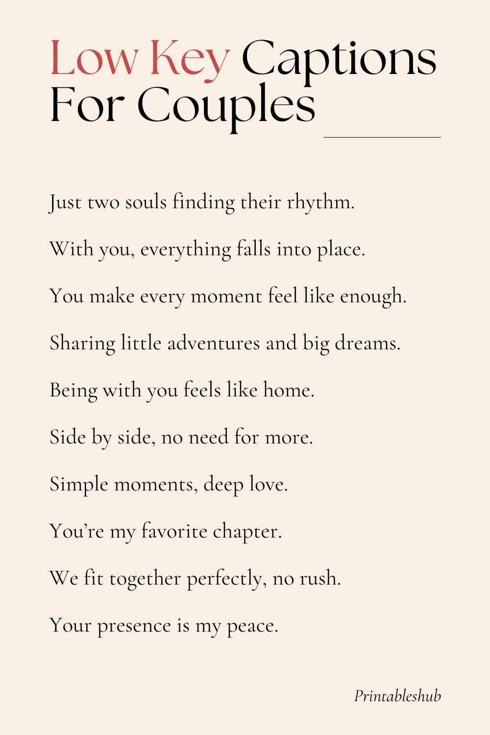Printable Lists Of Low Key Captions - Printables Hub