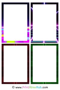 Blank Game Cards Templates [PDF Included] - Printables Hub