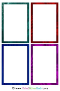 Blank Game Cards Templates [PDF Included] - Printables Hub