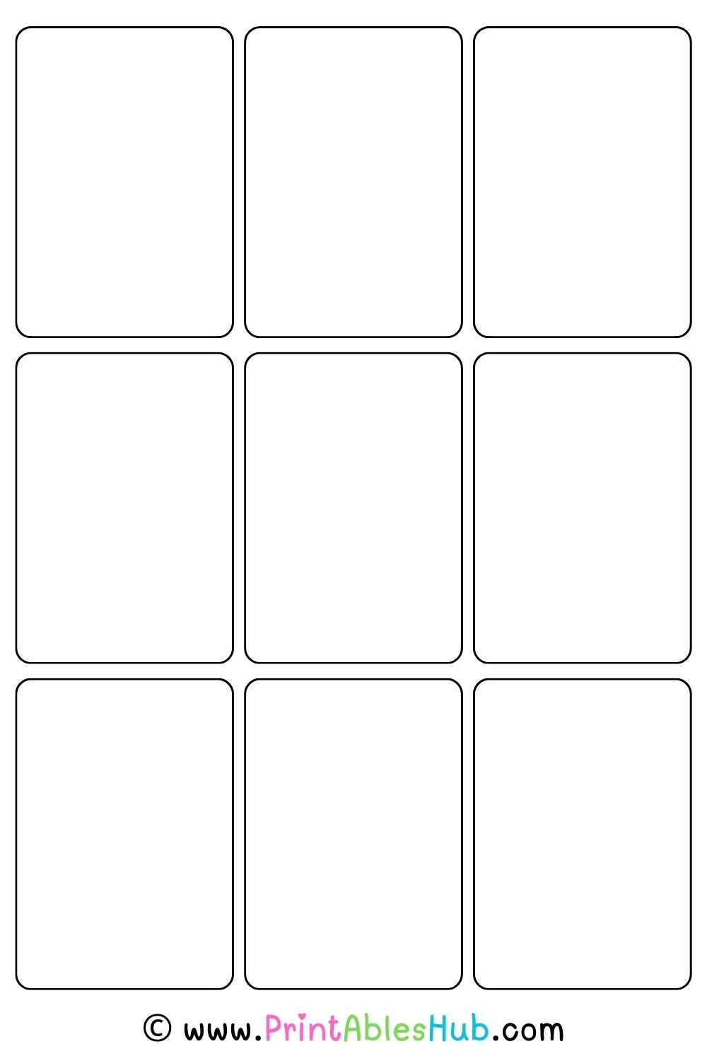 Blank Game Cards Templates [PDF Included] - Printables Hub