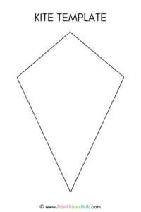 Printable Blank Kite Templates - Printables Hub
