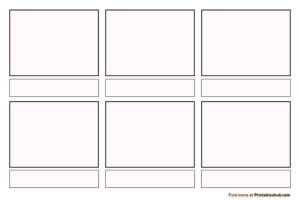 Printable Blank Storyboard Templates - Printables Hub