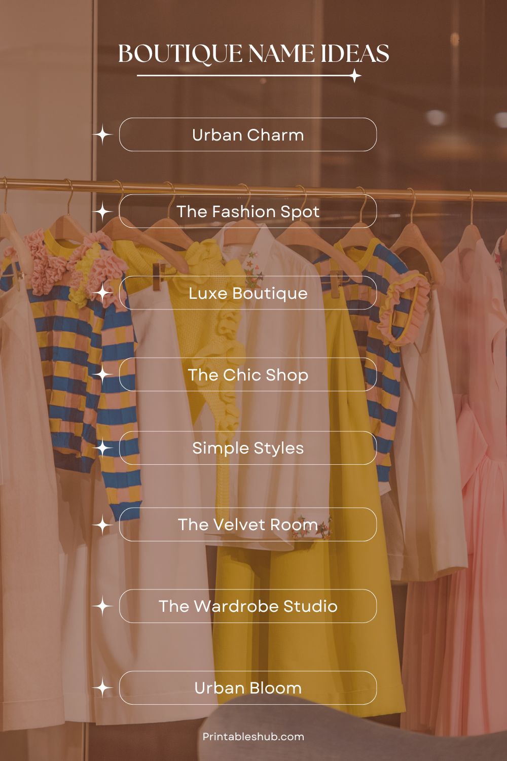 Printable Boutique Name Ideas Lists - Printables Hub