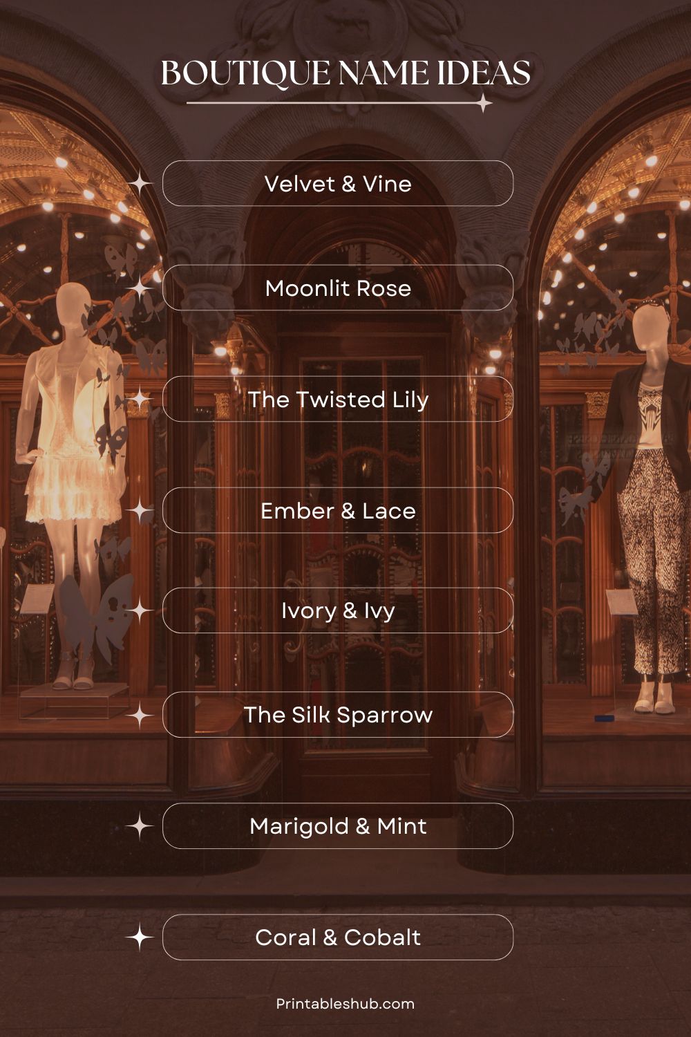Printable Boutique Name Ideas Lists - Printables Hub