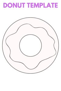 Printable Blank Donut Templates - Printables Hub