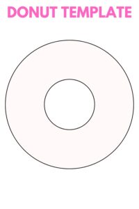 Printable Blank Donut Templates - Printables Hub