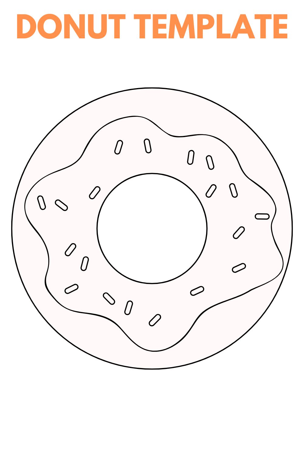 Printable Blank Donut Templates - Printables Hub