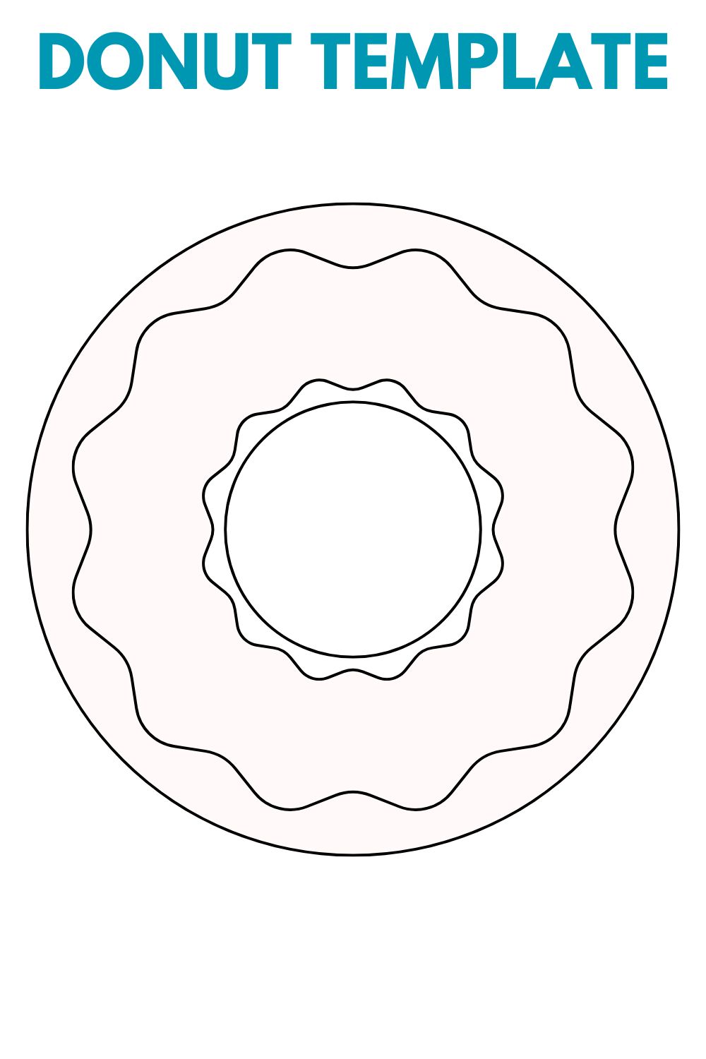 Printable Blank Donut Templates - Printables Hub