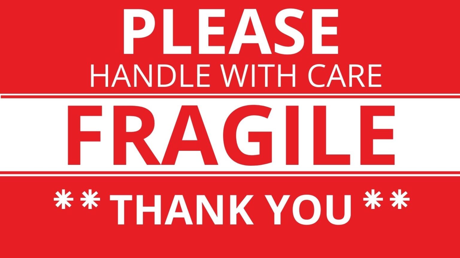 Printable Fragile Label Templates - Printables Hub