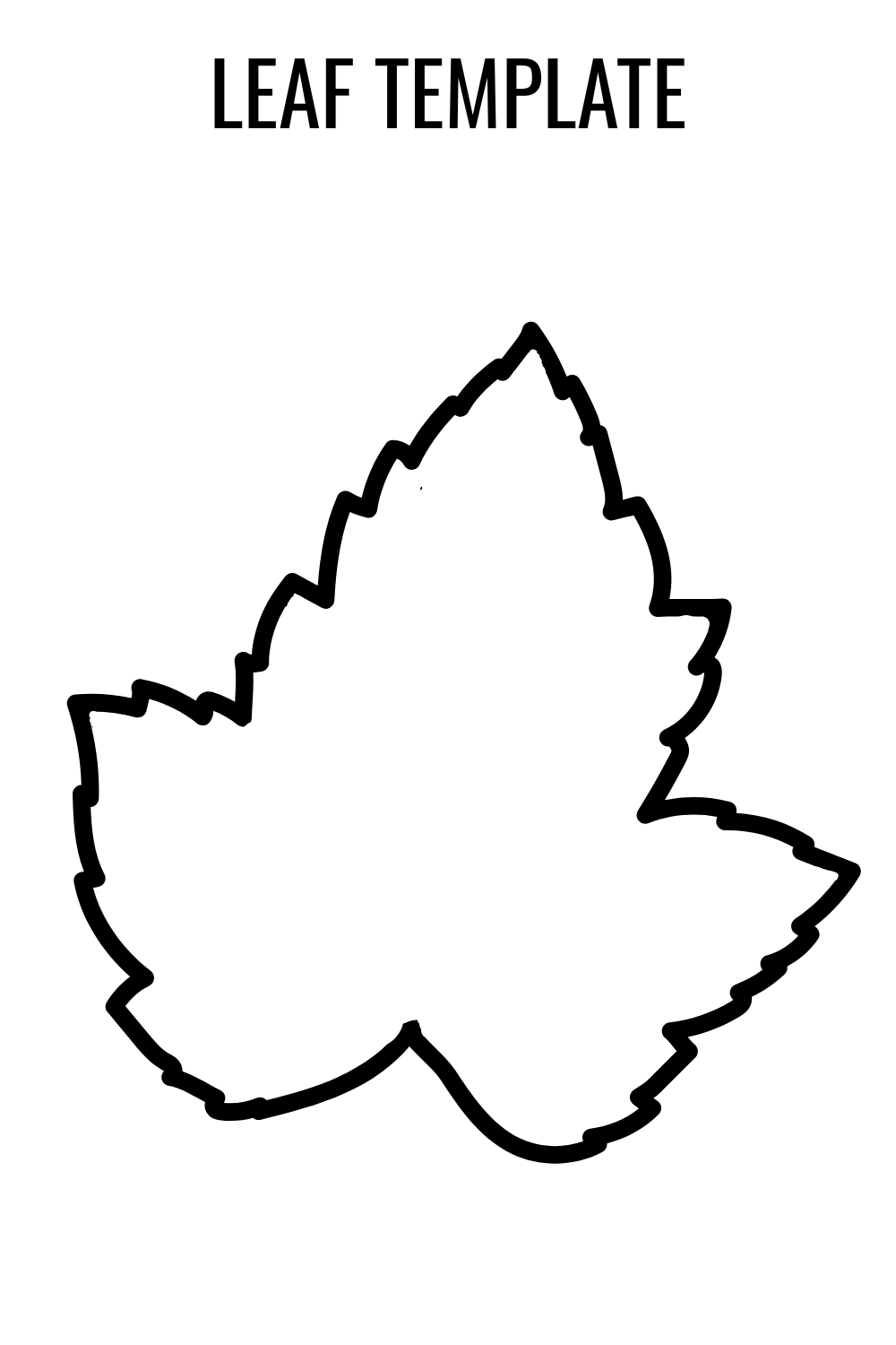 Printable Leaf Templates - Printables Hub