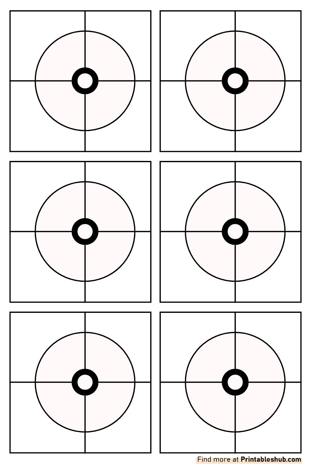 Printable Shooting Target Templates [PDF Included] - Printables Hub