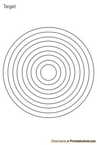 Printable Shooting Target Templates [PDF Included] - Printables Hub