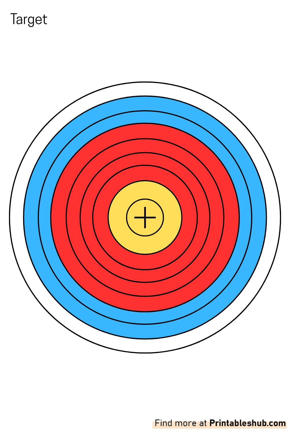 Printable Shooting Target Templates [PDF Included] - Printables Hub