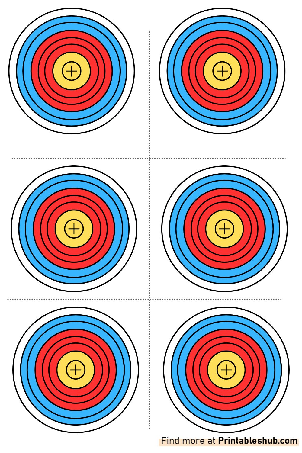 Printable Shooting Target Templates [PDF Included] - Printables Hub