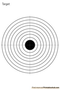 Printable Shooting Target Templates [PDF Included] - Printables Hub