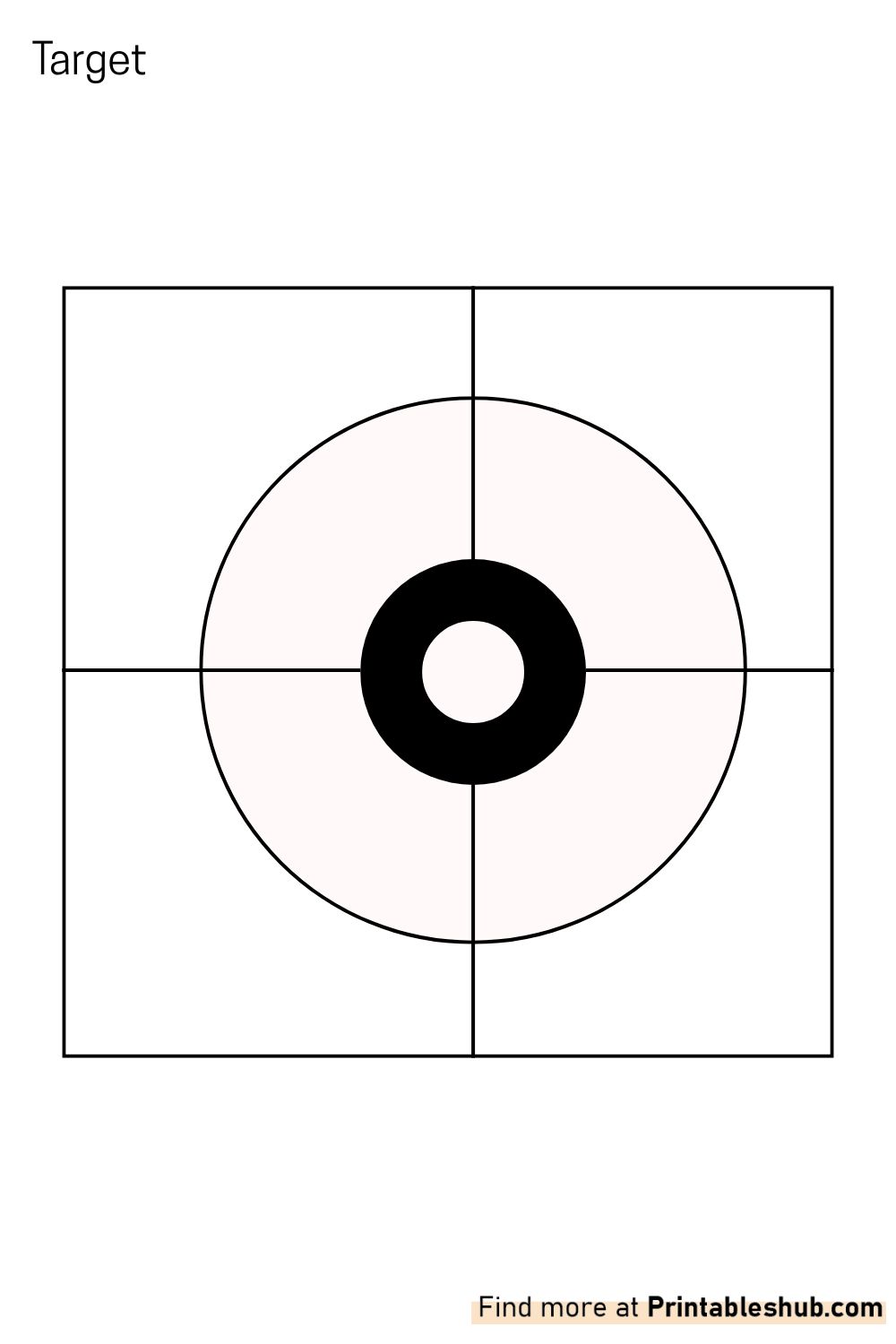 Printable Shooting Target Templates [PDF Included] - Printables Hub