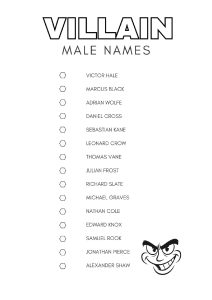 Printable Lists Of Mafia Names - Printables Hub
