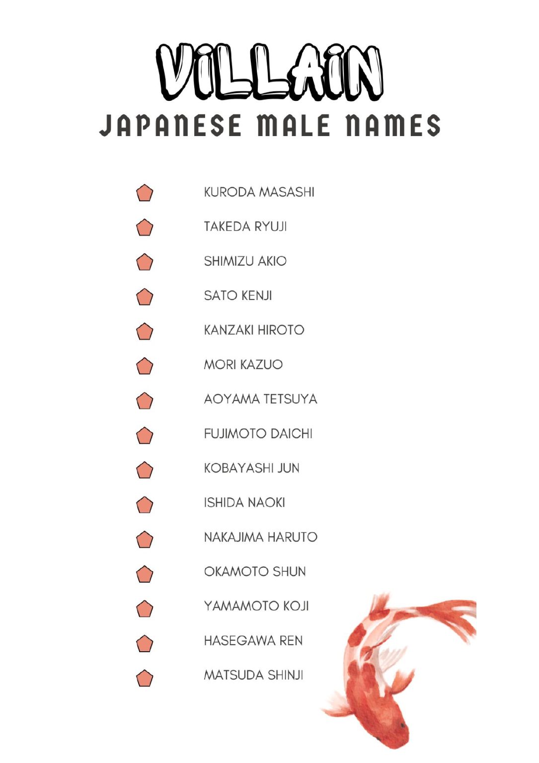 Printable Lists Of Mafia Names - Printables Hub