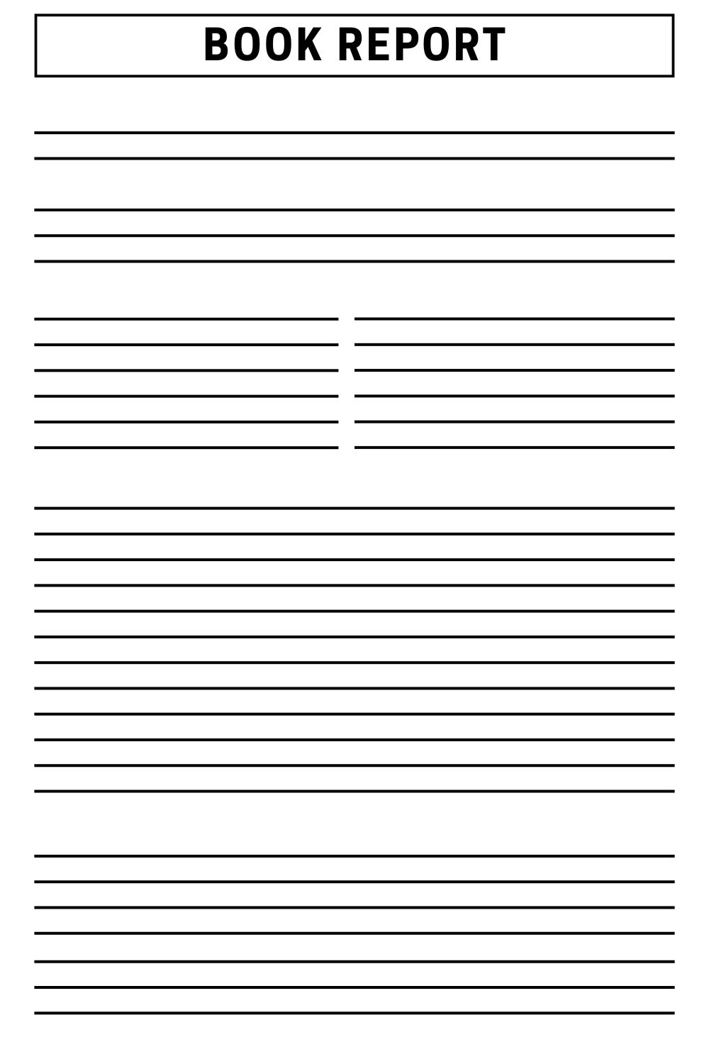 Printable Book Report Templates [PDF Also Included] - Printables Hub