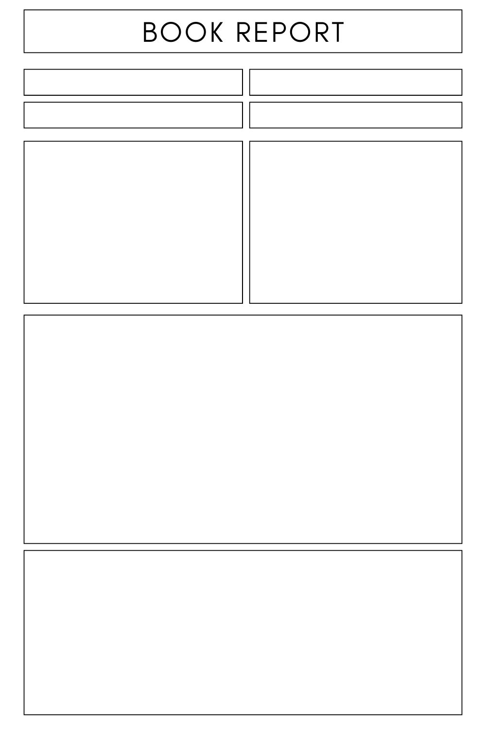 Printable Book Report Templates [PDF Also Included] - Printables Hub