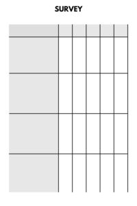 Blank Survey Templates [PDF Included] - Printables Hub