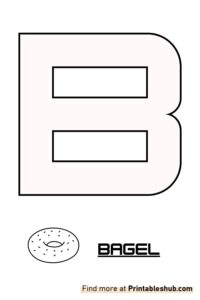 Printable Letter B Templates [Both Uppercase & Lowercase] - Printables Hub