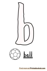 Printable Letter B Templates [Both Uppercase & Lowercase] - Printables Hub