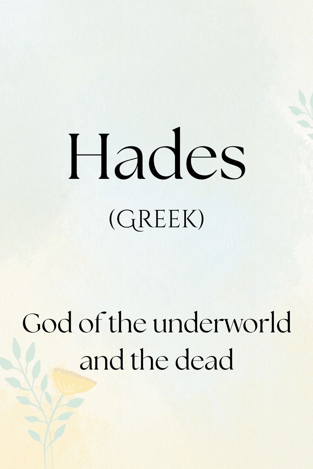 Printables Of God Names & Their Meanings - Printables Hub
