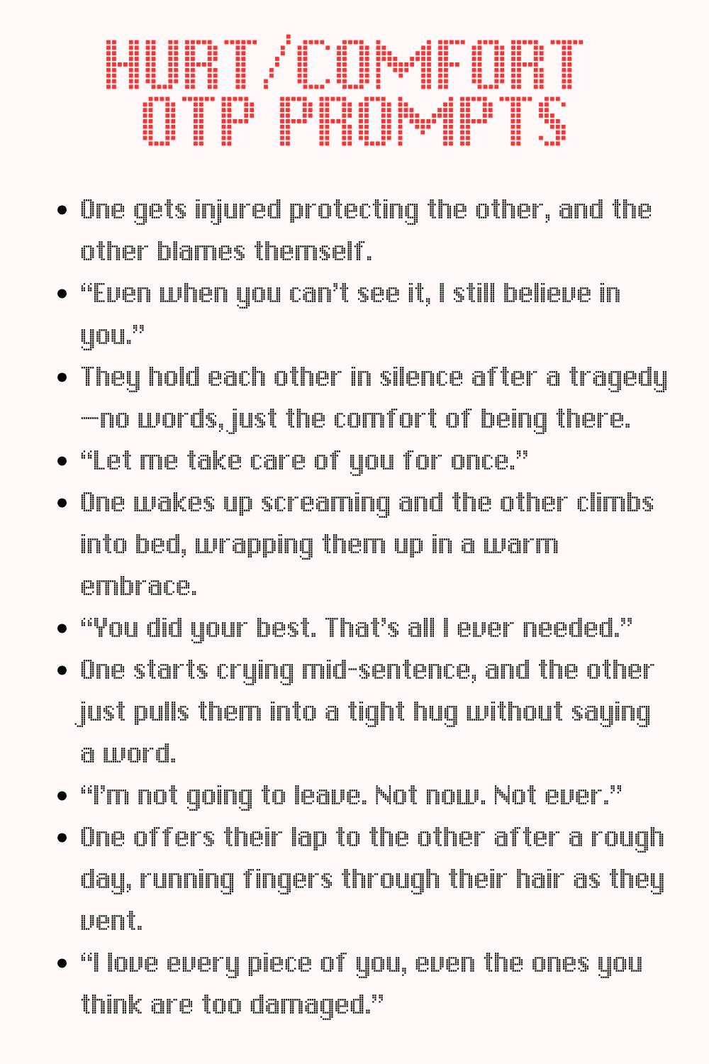 Printable Lists Of OTP Prompts - Printables Hub