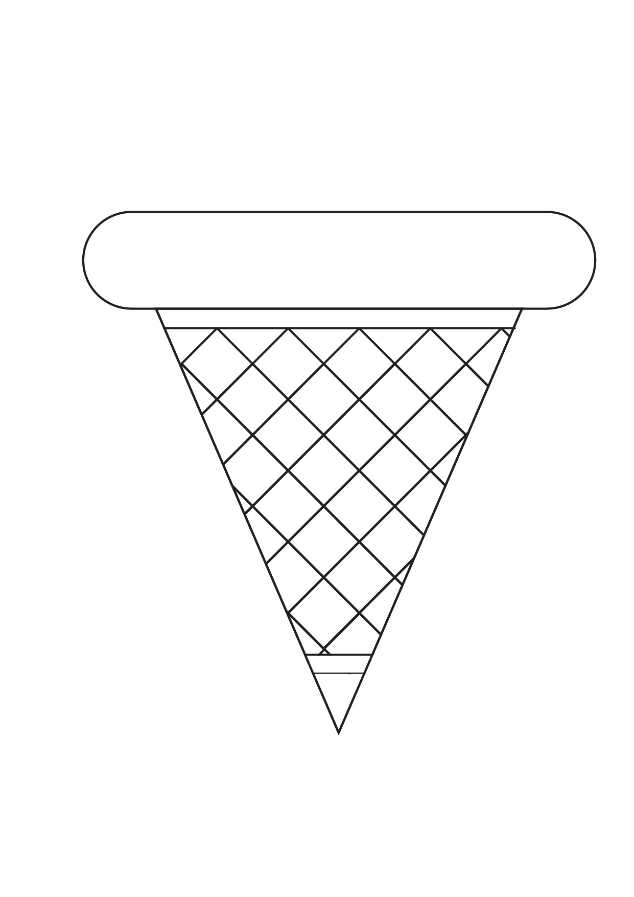 Printable Ice Cream Cone Templates - Printables Hub