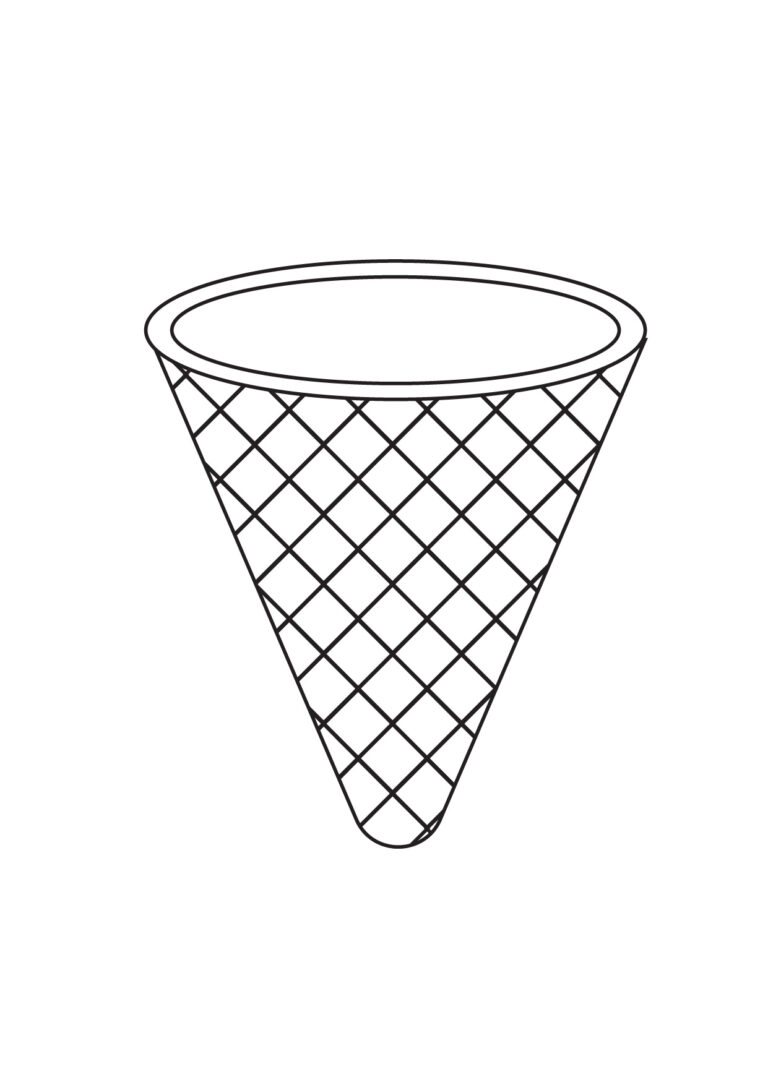 Printable Ice Cream Cone Templates - Printables Hub