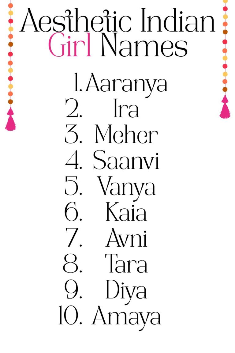 Printable Lists Of Indian Names [PDF Included] - Printables Hub