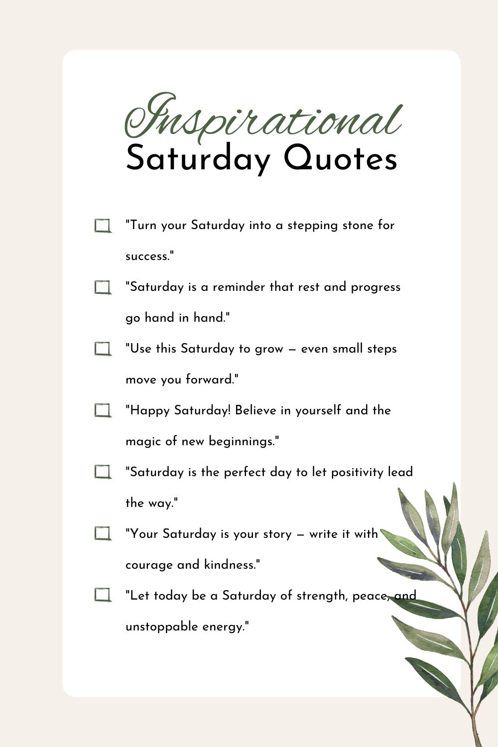 Printable Saturday Quotes - Printables Hub