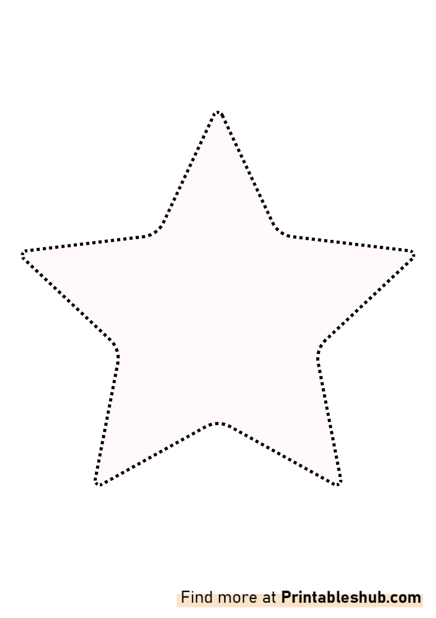 Printable Star Templates - Printables Hub