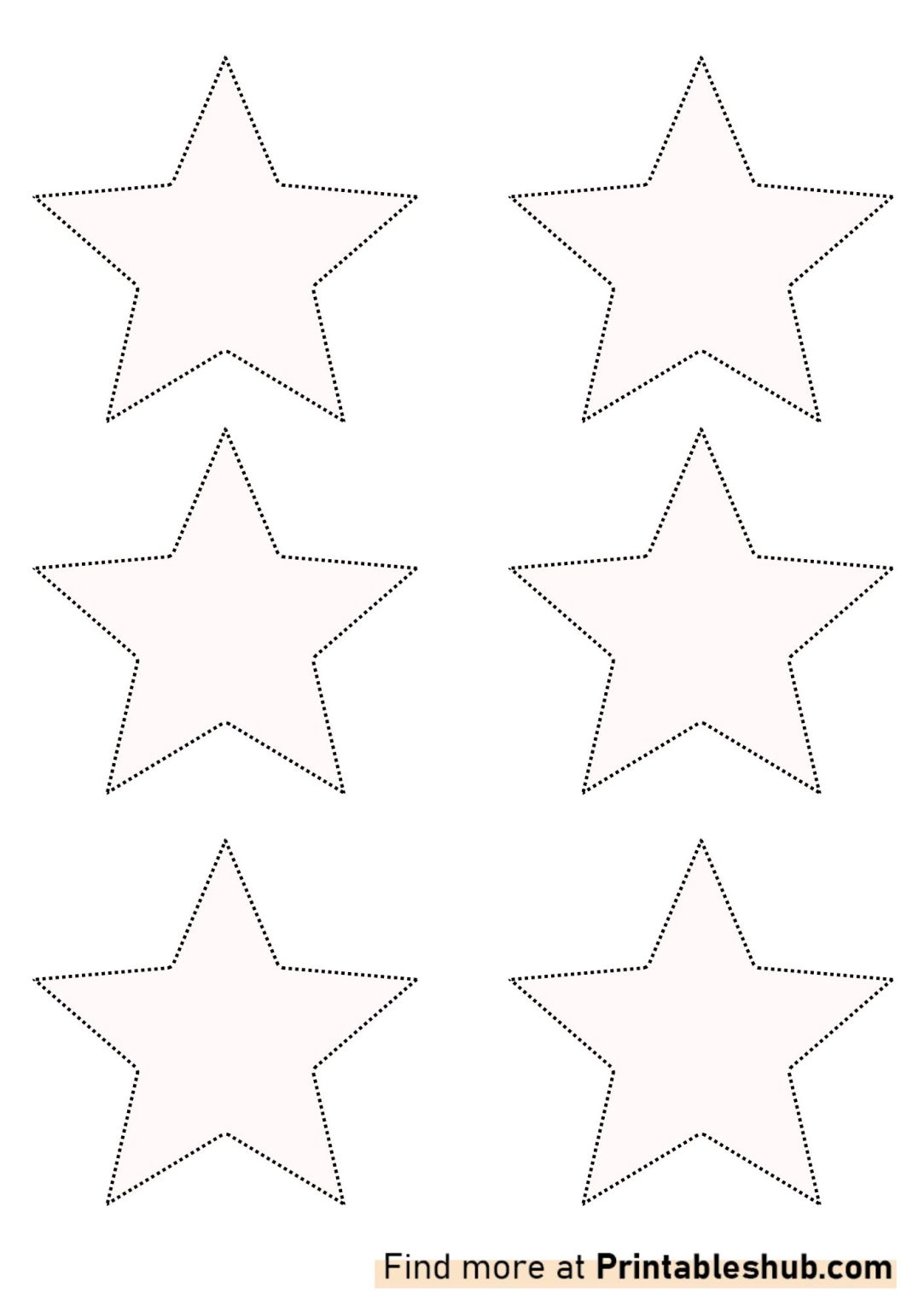 Printable Star Templates - Printables Hub