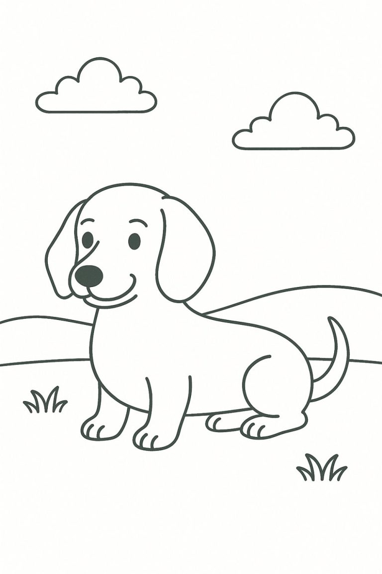 Printable Dog Coloring Pages - Printables Hub