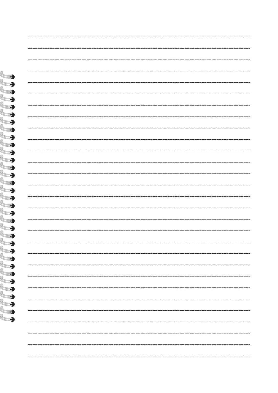 Printable Blank Pages for Typing - Printables Hub