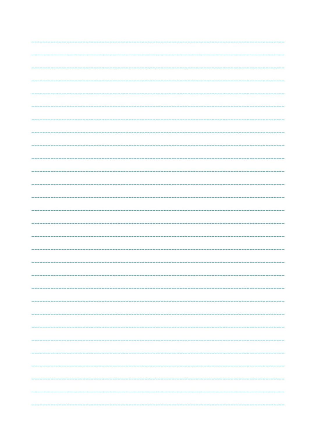 Printable Blank Pages for Typing - Printables Hub