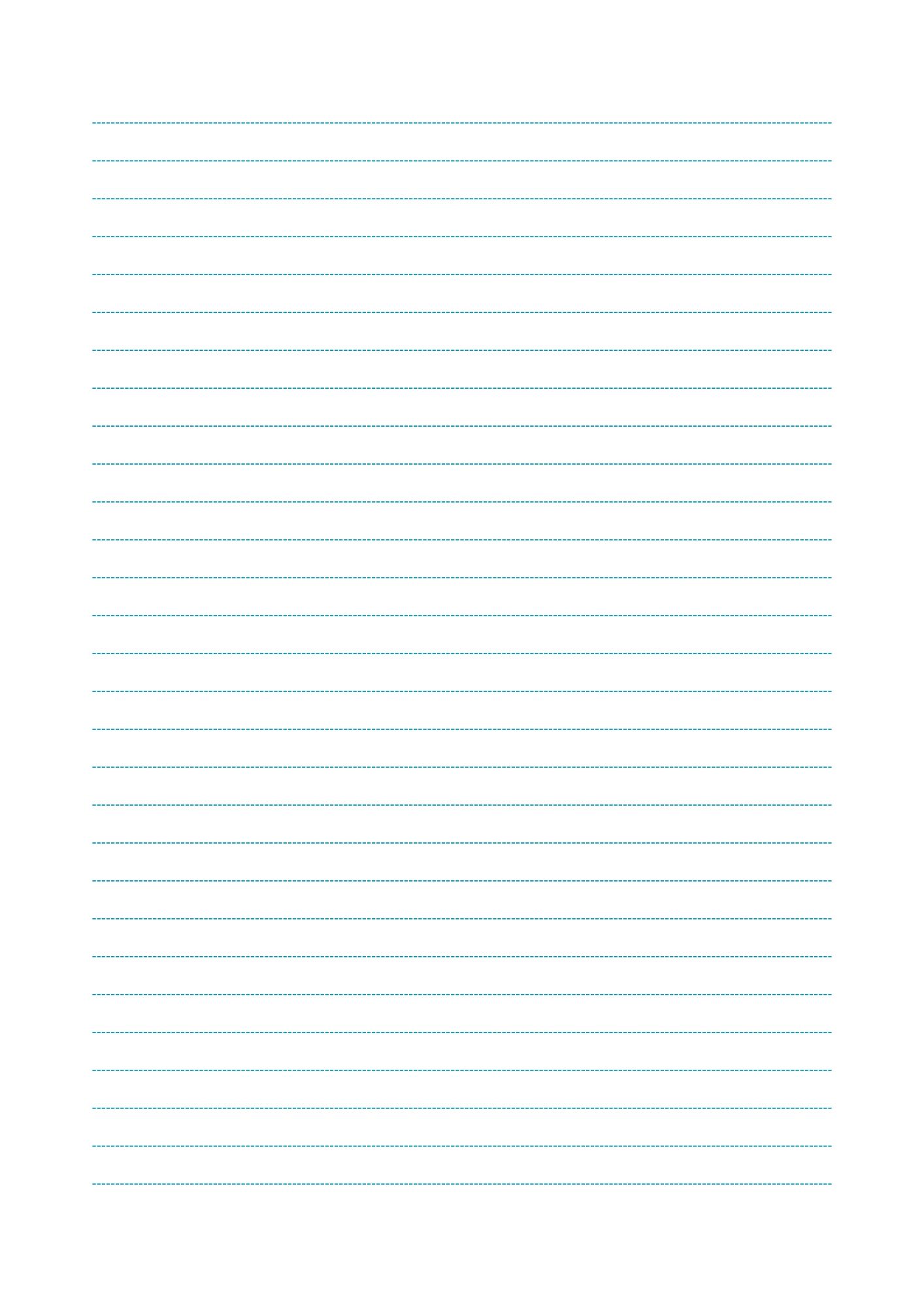 Printable Blank Pages for Typing - Printables Hub