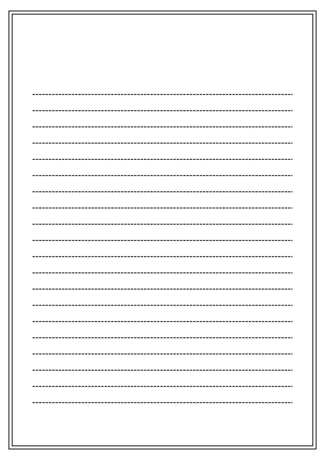 Printable Blank Pages for Typing - Printables Hub
