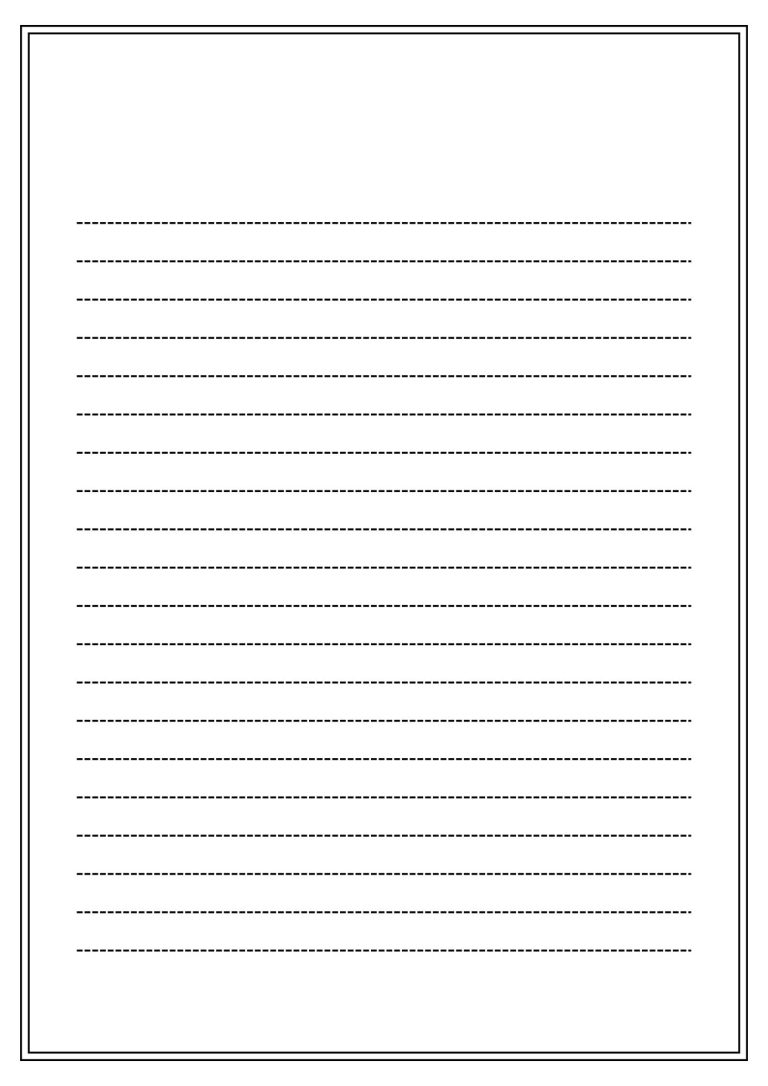 Printable Blank Pages for Typing - Printables Hub